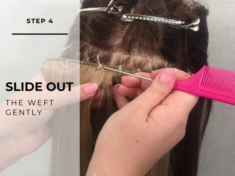 How To Remove Weft Hair Extensions At Home (Incl. Beaded Weft)