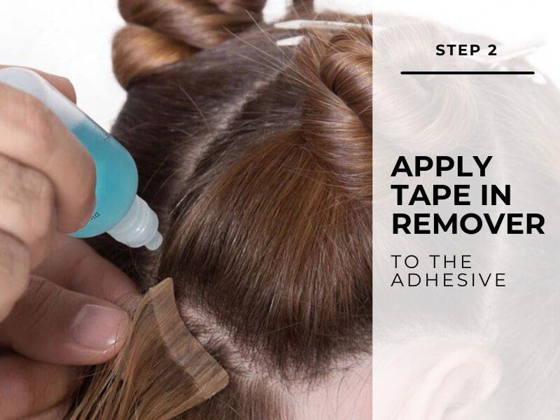 How To Remove Tape In Hair Extensions Safely And Correctly